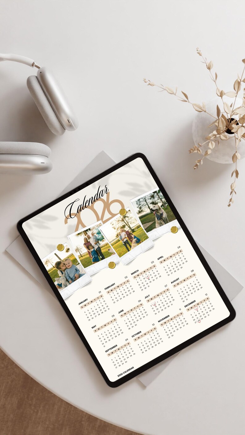 Custom 2026 Photo Calendar • Personalized Keepsake Gift - Etsy