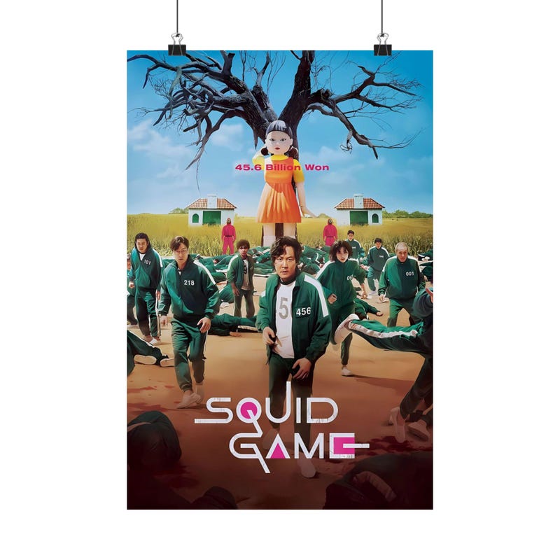 Squids Game Poster - Etsy