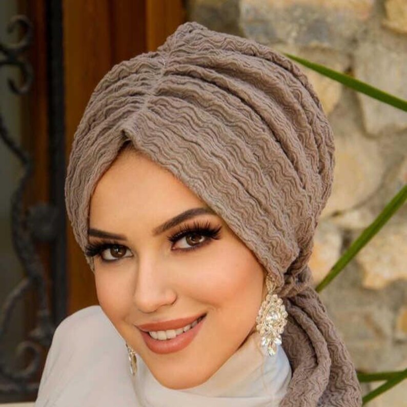 Elegant Buckle Bonnet for Women – Stylish Ready-to-wear Hijab, Soft ...