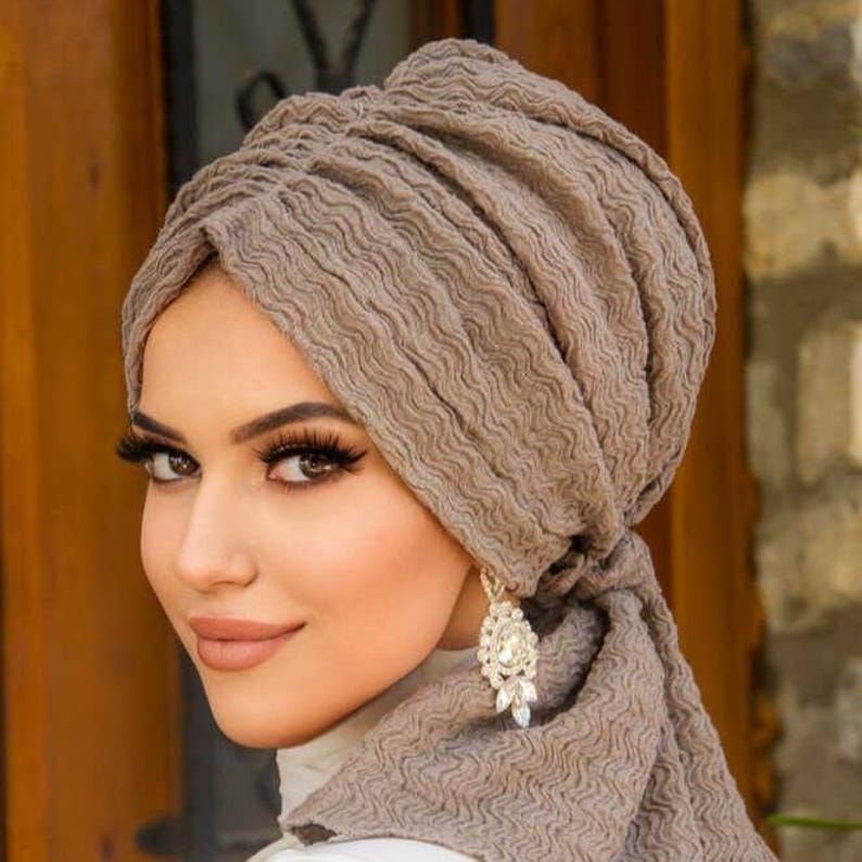 Elegant Buckle Bonnet for Women – Stylish Ready-to-wear Hijab, Soft ...