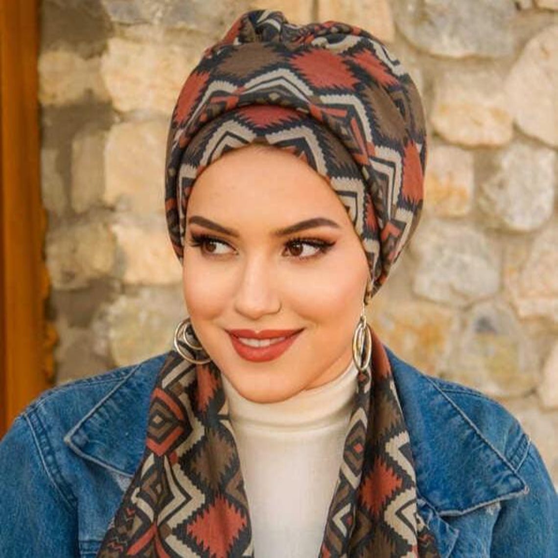 Elegant Twist Bonnet | Printed Turban for Women | Stylish Ready-to-wear ...