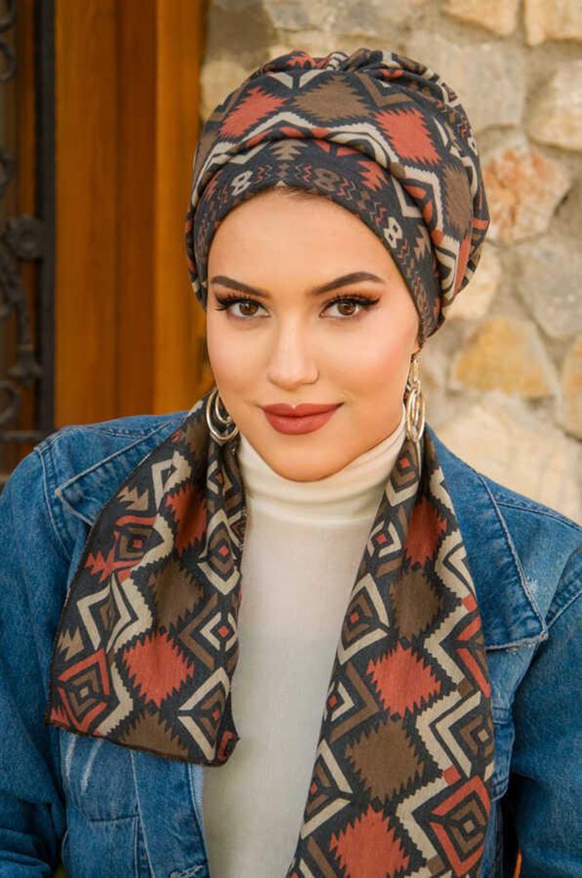 Elegant Twist Bonnet | Printed Turban for Women | Stylish Ready-to-wear ...