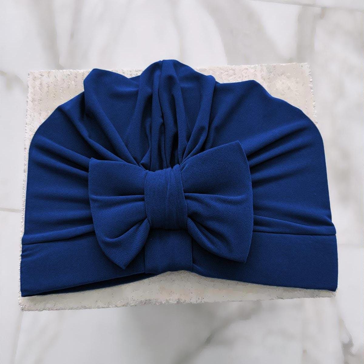 Elegant Bow Swimming Cap for Women – Stylish & Comfortable Swim Turban ...