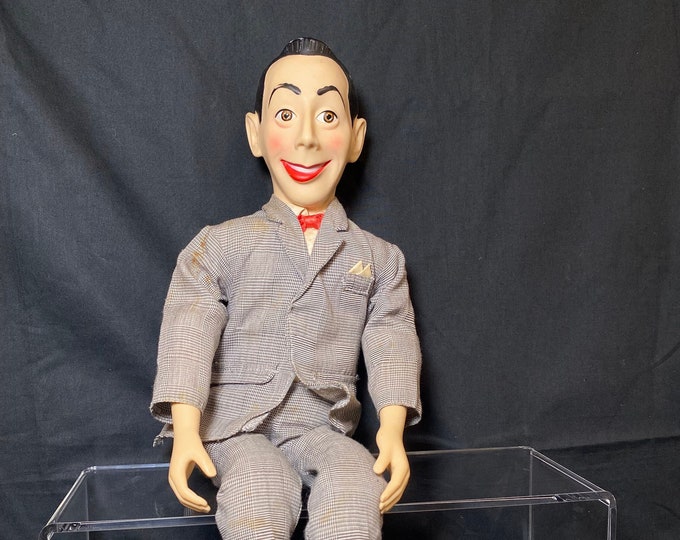 Vintage Pee Wee Herman Poseable Pull String Doll 1987 - Etsy