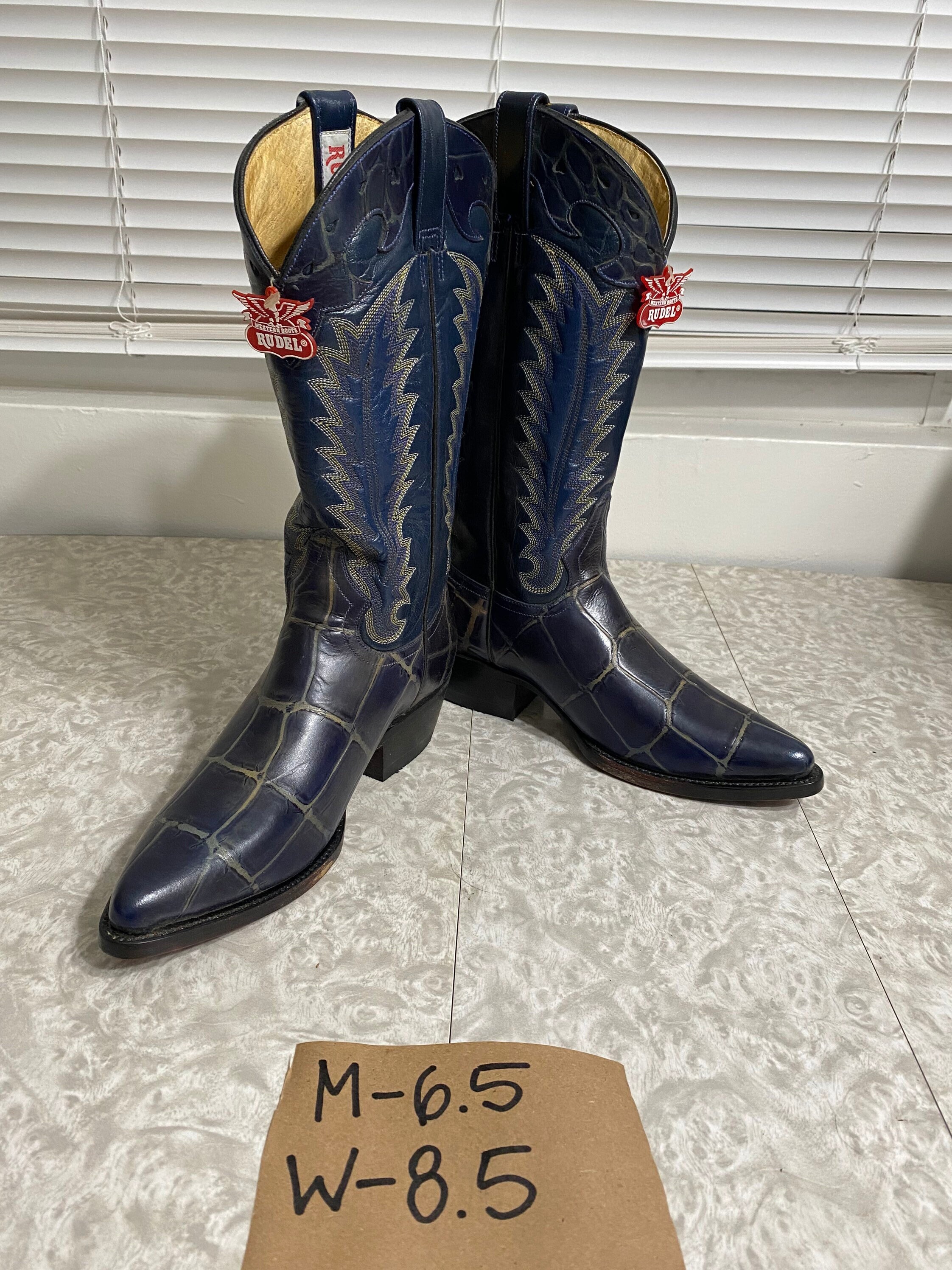 Dark Blue Cowboy Boots