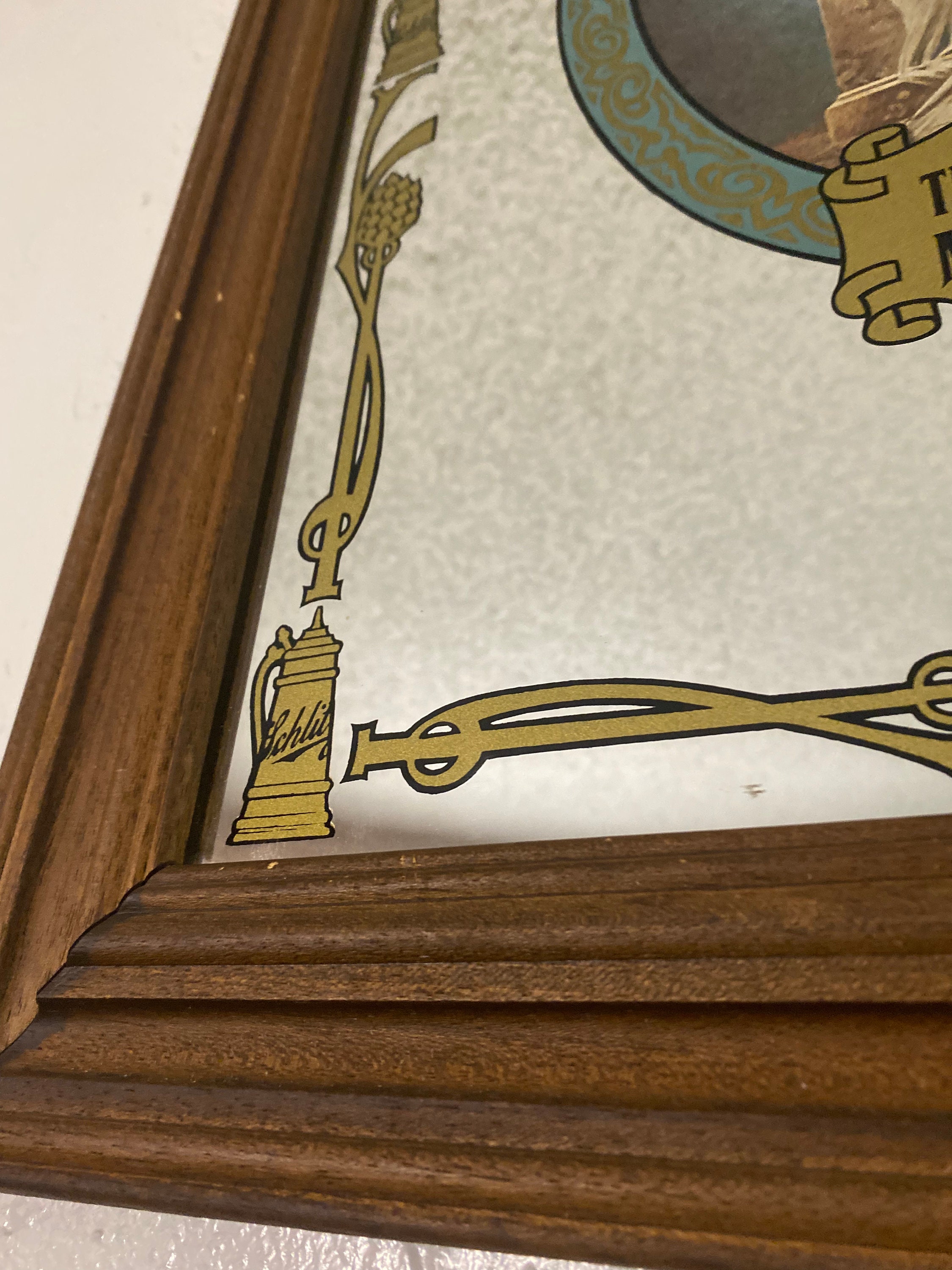 Rare Stunning Vintage Schlitz Pixie Bar Mirror - Etsy