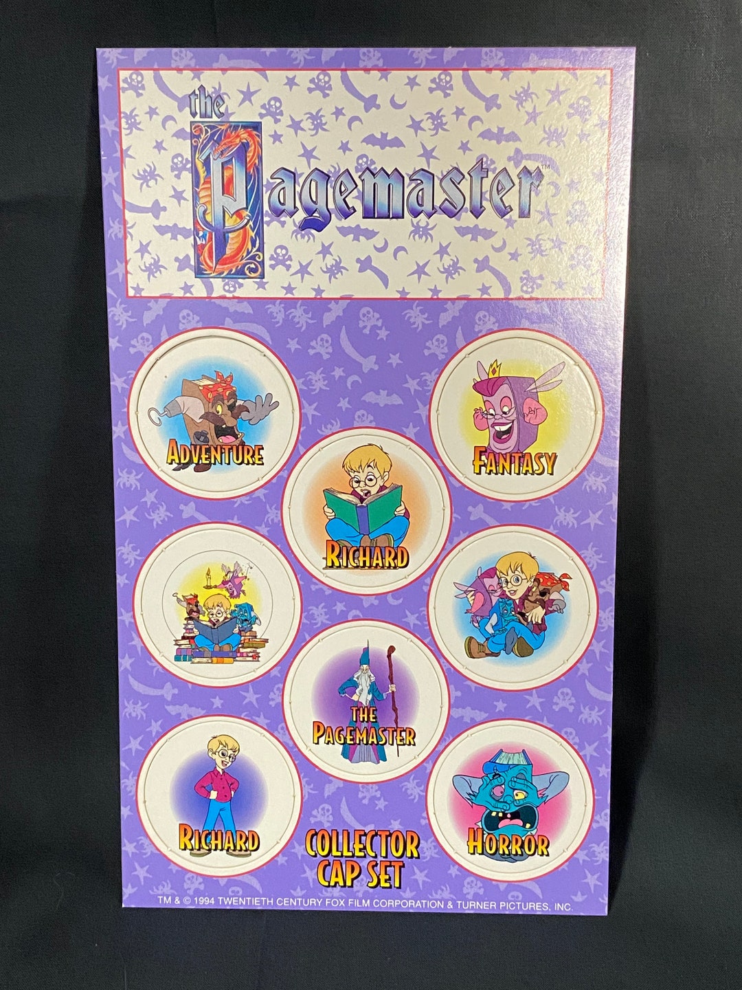 Rare Vintage Pagemaster Pog Sheet - Etsy