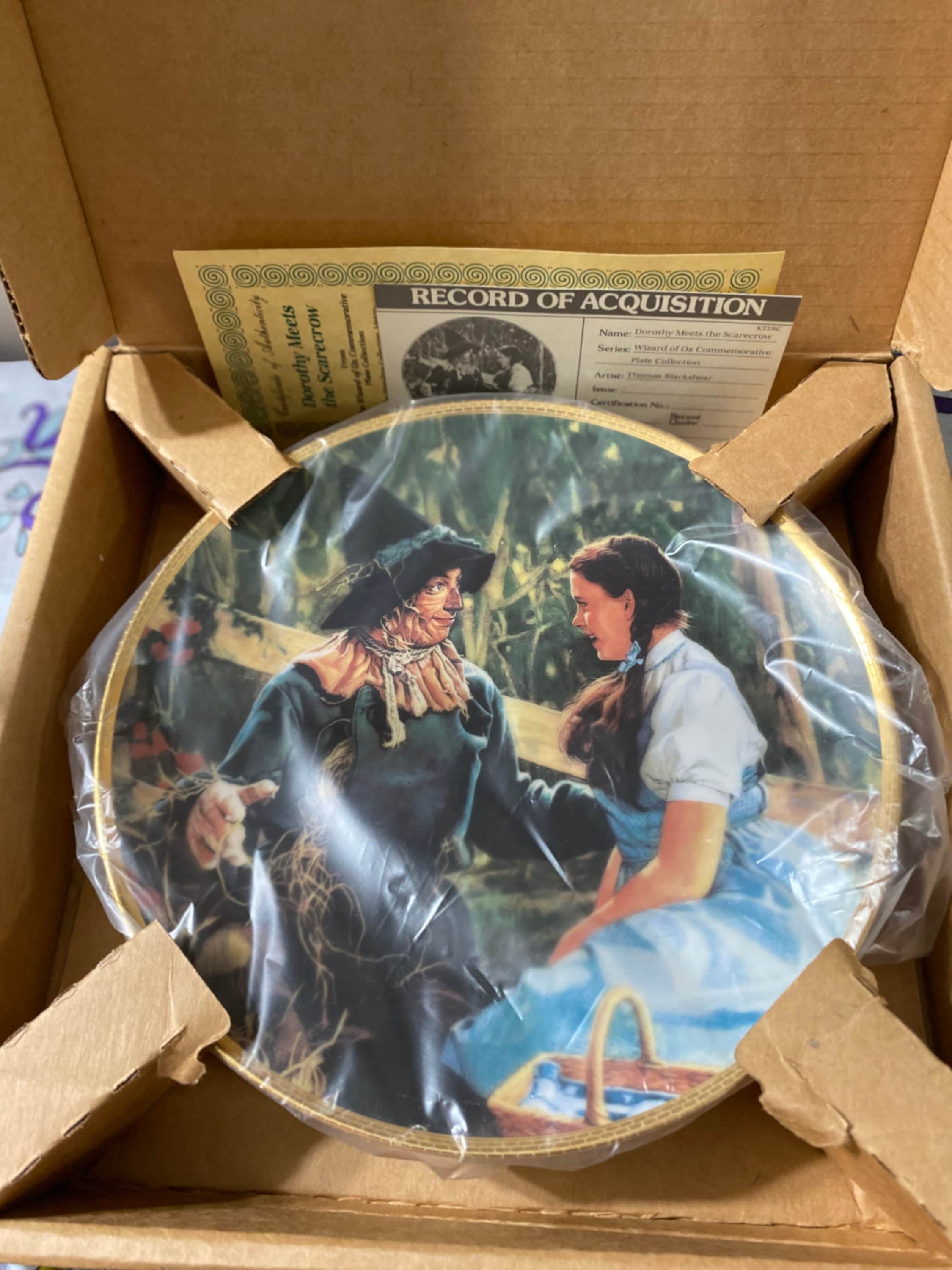 The Hamilton Collection Wizard of Oz Collector Plate - Etsy