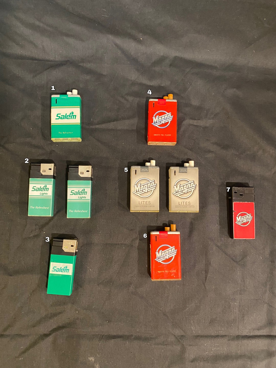 Vintage Salem and Magna Promo Lighters - Etsy