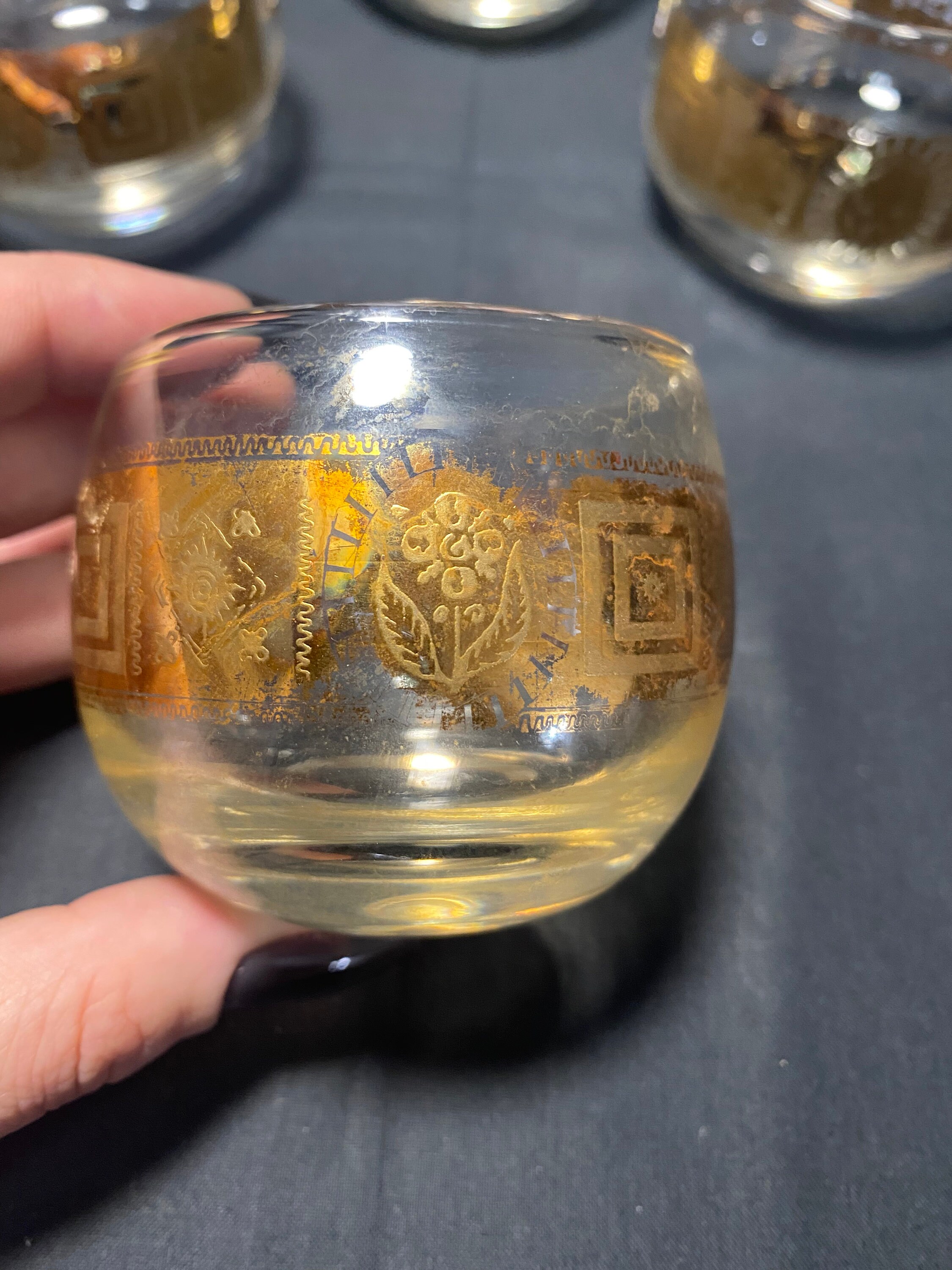 Rare Mid Century Culver Coronet Roly Poly Punch Bowl Set 10 Pieces - Etsy