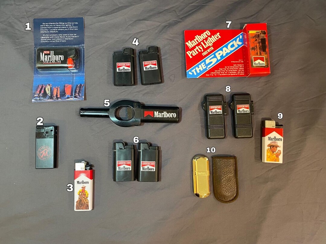 Vintage Marlboro Promo Lighters - Etsy