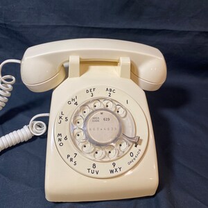 Vintage White Western Electric Rotary Phone - Etsy