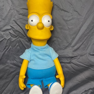 1990 Bart Simpson Plush Doll - Etsy