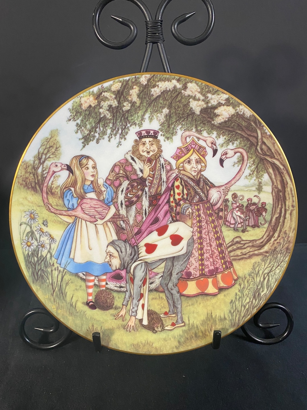 Georges Boyer Alice in Wonderland Limoges Porcelain Plate by Sandy ...