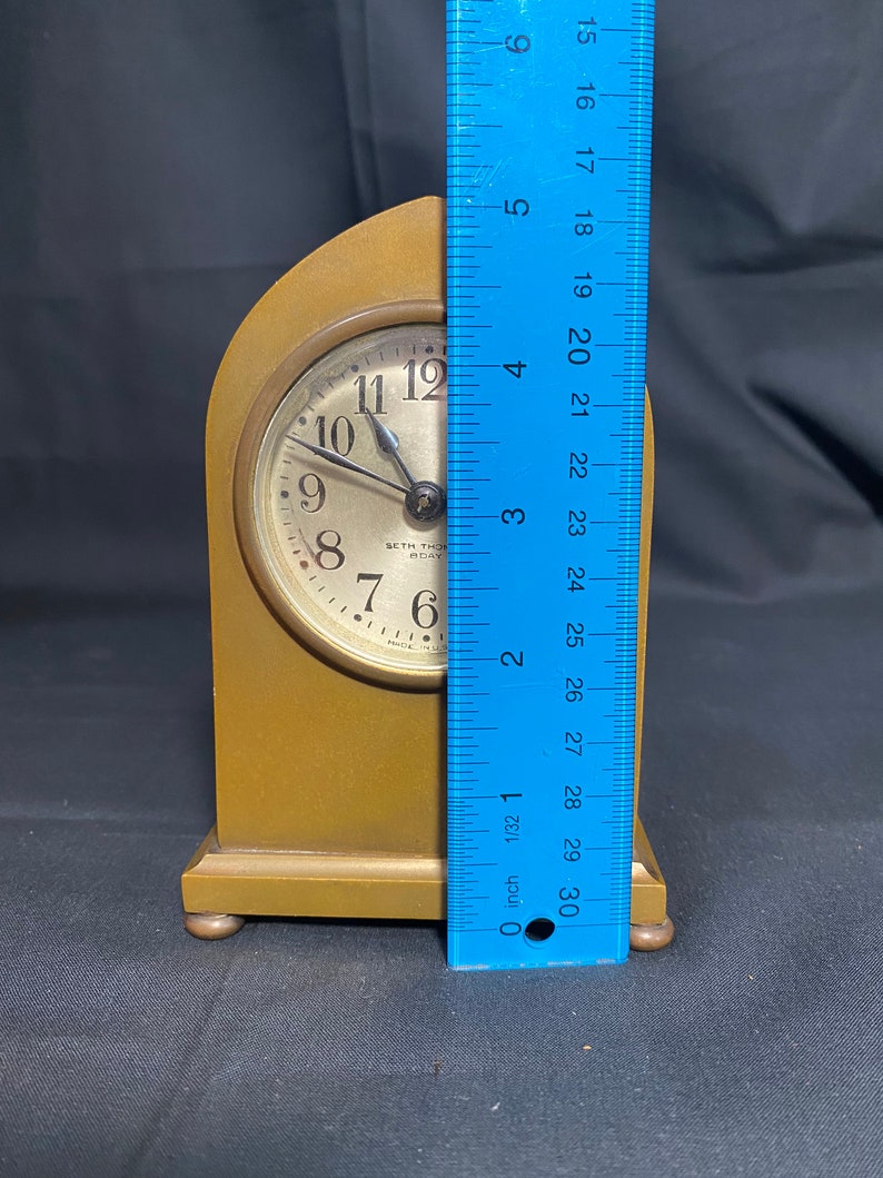 Vintage Art Deco Seth Thomas 8 Day Table Clock - Etsy