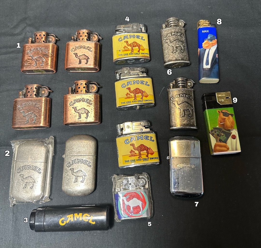 Vintage Camel Lighters - Etsy