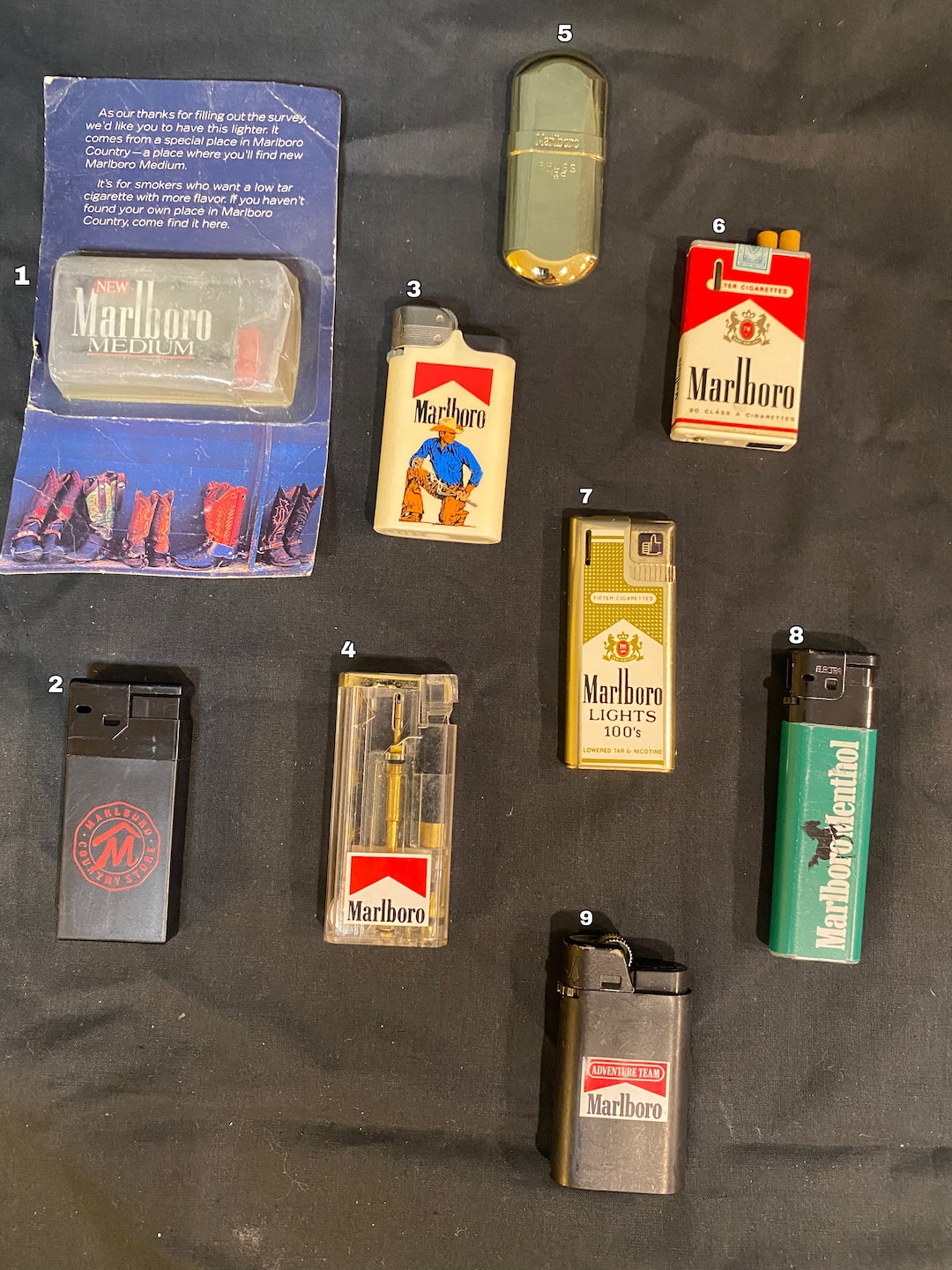 Vintage Marlboro Promo Lighters - Etsy