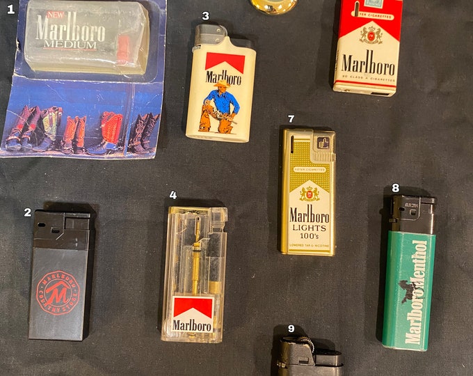 Vintage Marlboro Promo Lighters - Etsy