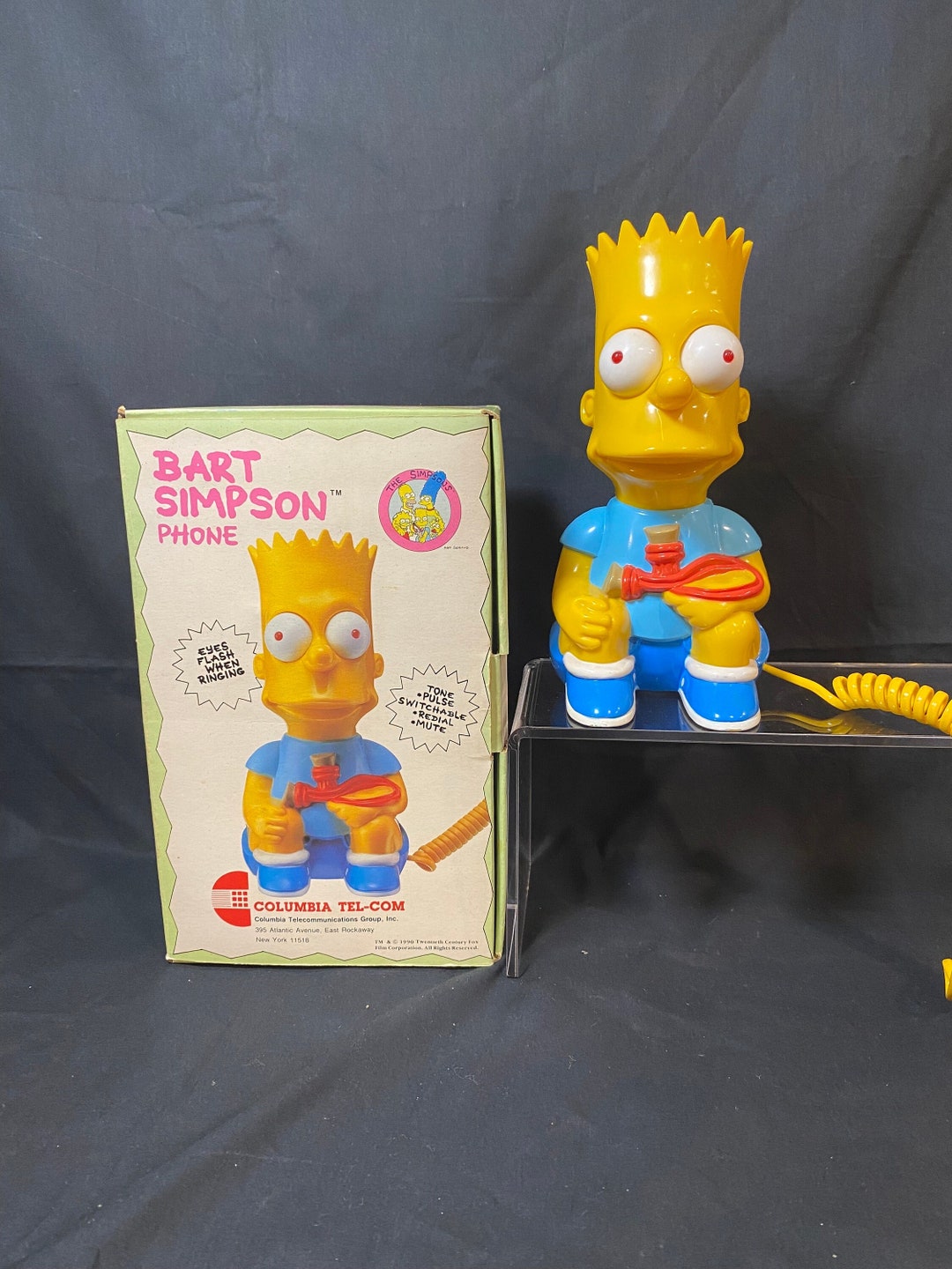 Vintage Bart Simpson Phone - Etsy