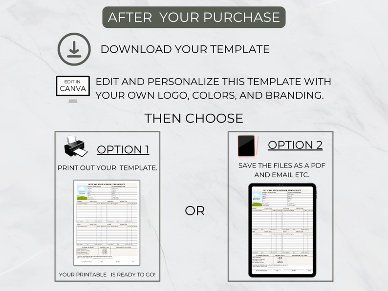 High School Transcript Template, Homeschool Report Card, Homeschool ...