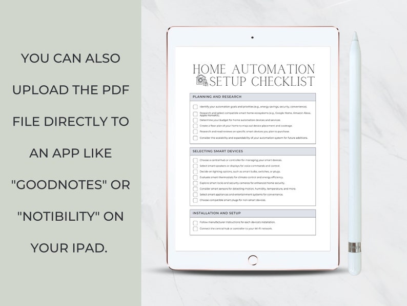 Home Automation Setup Checklist, Smart Home Setup Checklist, Whole Home Hub Setup, Automation ...