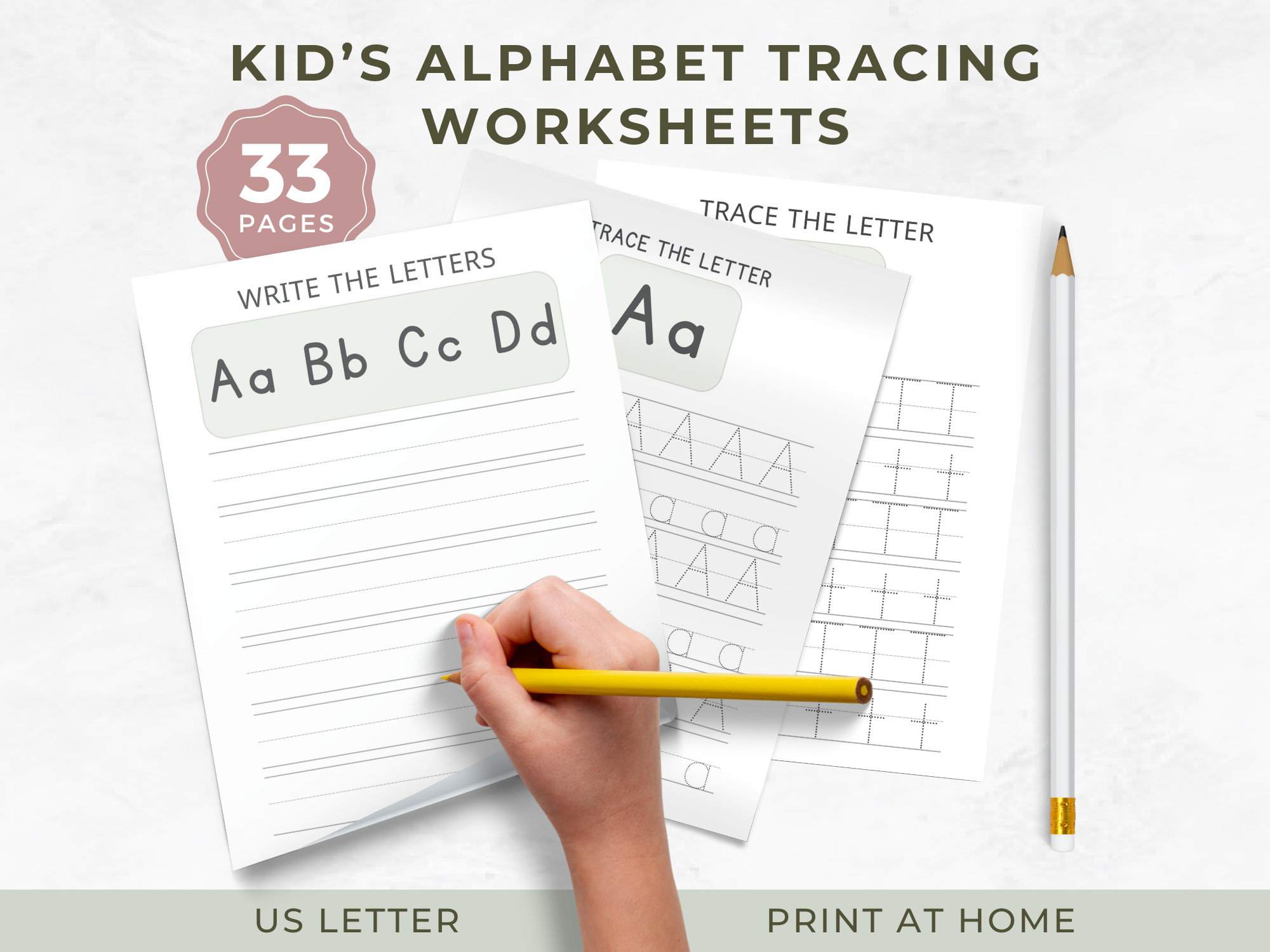 Alphabet Tracing Sheets, Tracing Worksheets for Preschool Pre-k ...