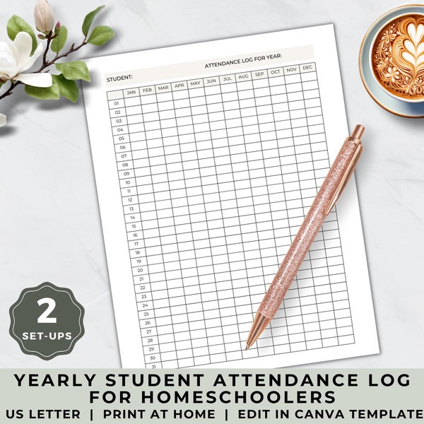 Class Record Printable - Etsy