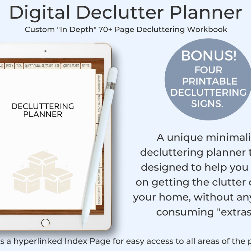 Declutter Planner - Etsy