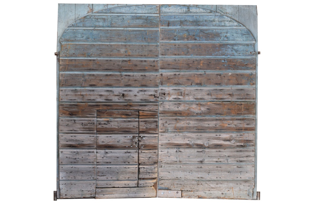 GIOVANNA || Blue Antique Wooden Gate From Rustic Northern Italian Villa ...