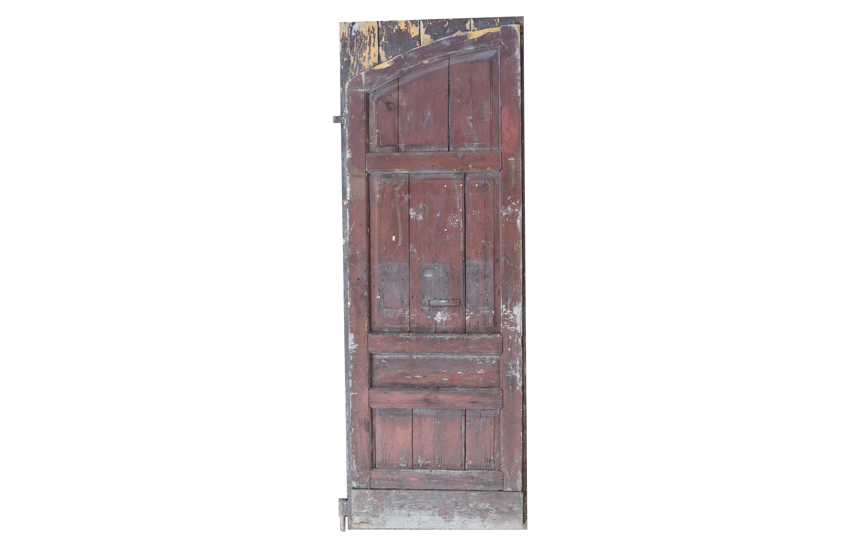 ROSSELLA || Red Antique Wooden Door From Rustic Northern Italian Villa ...