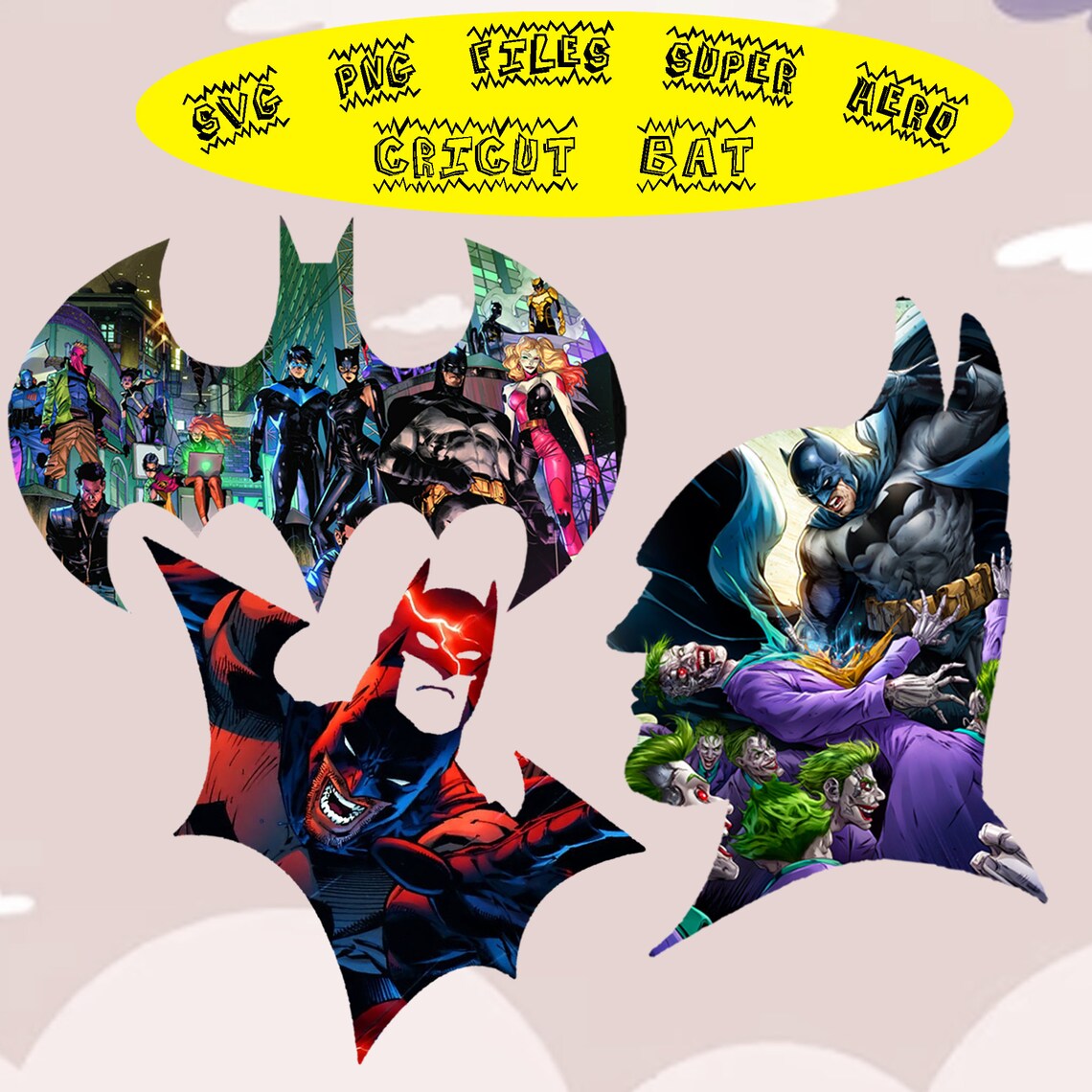 Bat SVG Bundle,files for Cricut, Bat Svg, Superhero Birthday Shirt ...