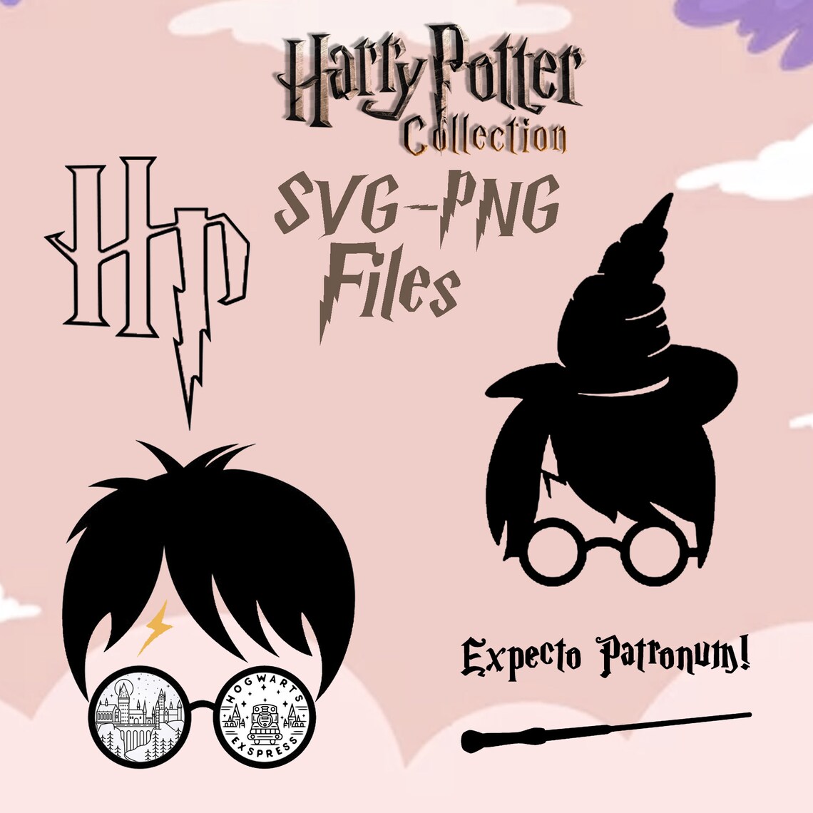 Magic Wizard Svg School Movie, Svg Files, Svg for Cricut, Svg for ...