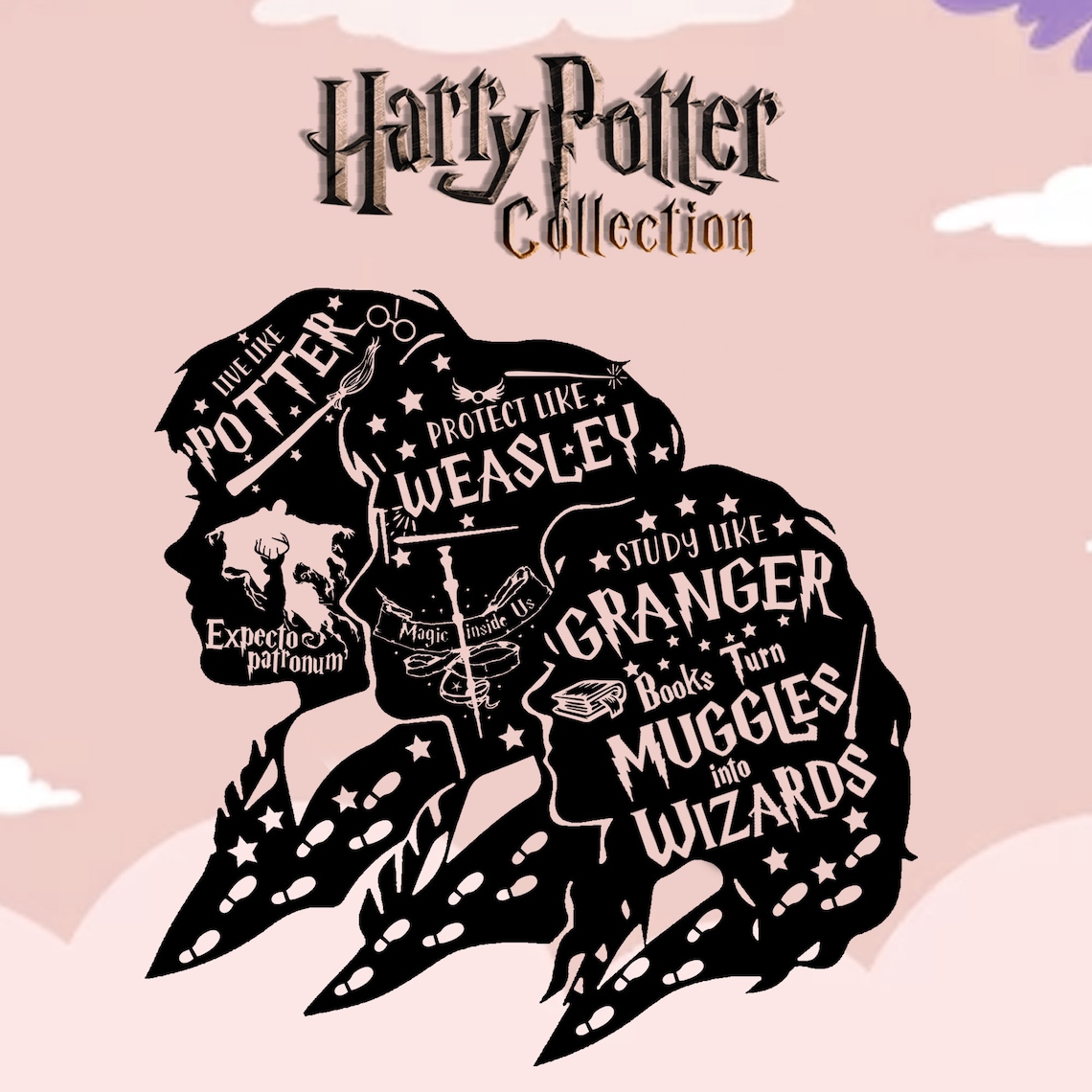 Magic Wizard Svg School Movie, Svg Files, Svg for Cricut, Svg for ...