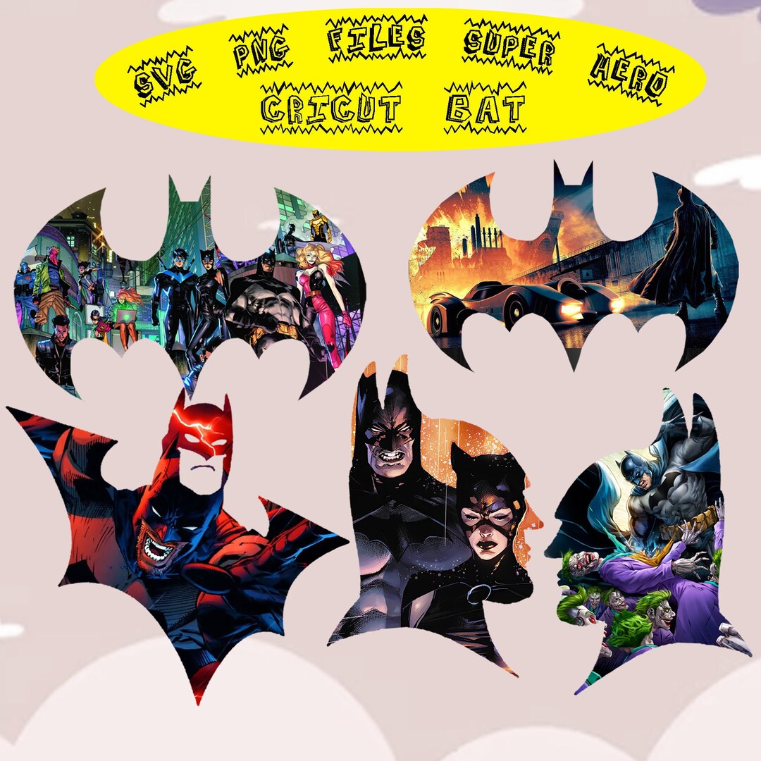Bat SVG Bundlefiles for Cricut Bat Svg Superhero Birthday - Etsy Australia