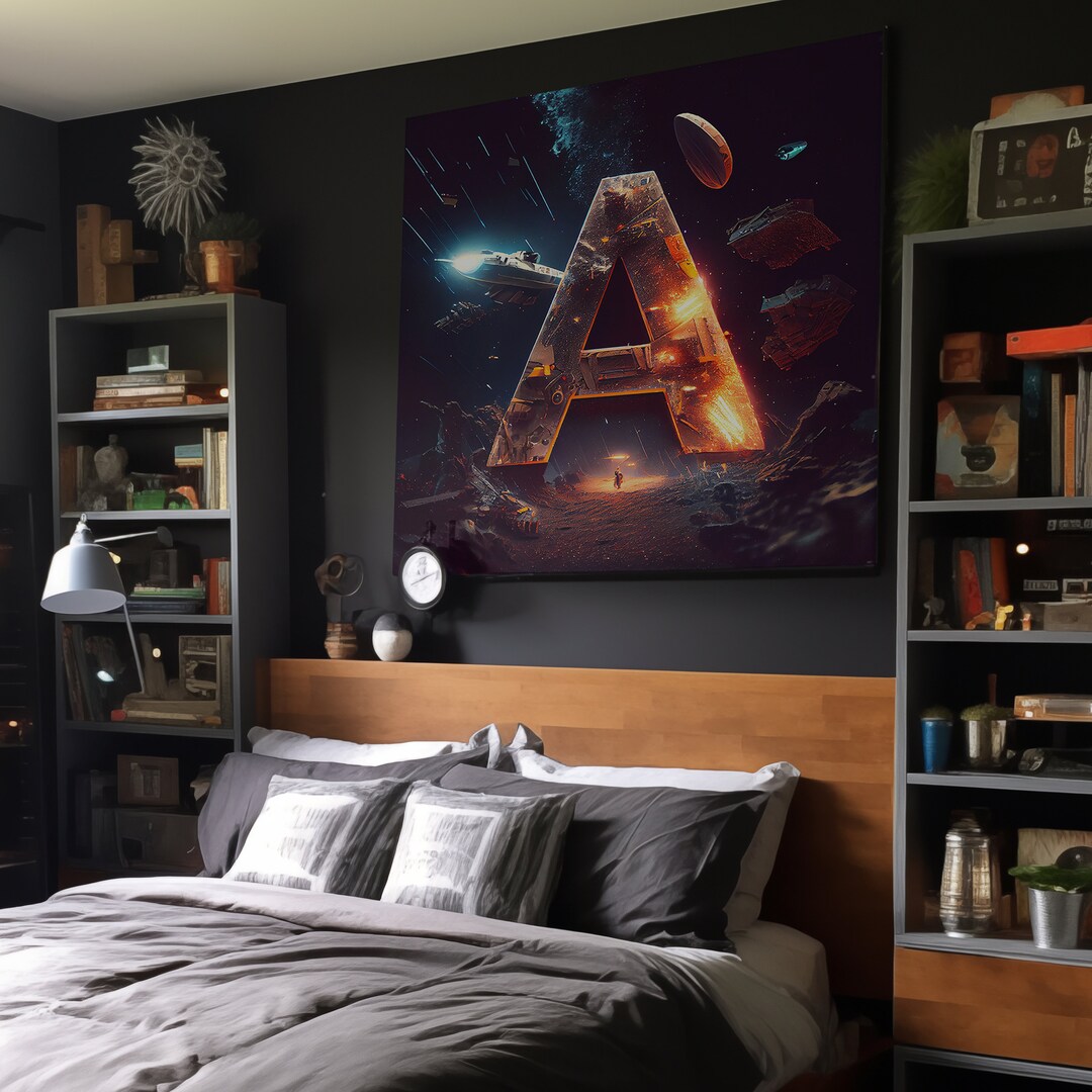 Galactic Alphabet Space Letters Collection: Dynamic Space Inspired ...