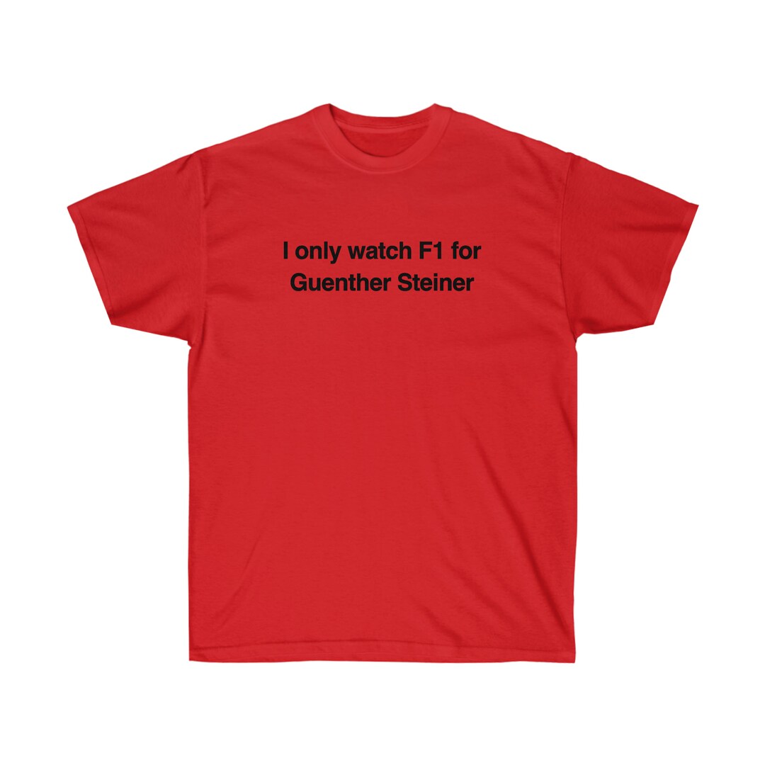 F1 Tee Shirt -- Guenther Steiner - Etsy