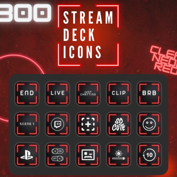 Stream Deck Icons - Etsy