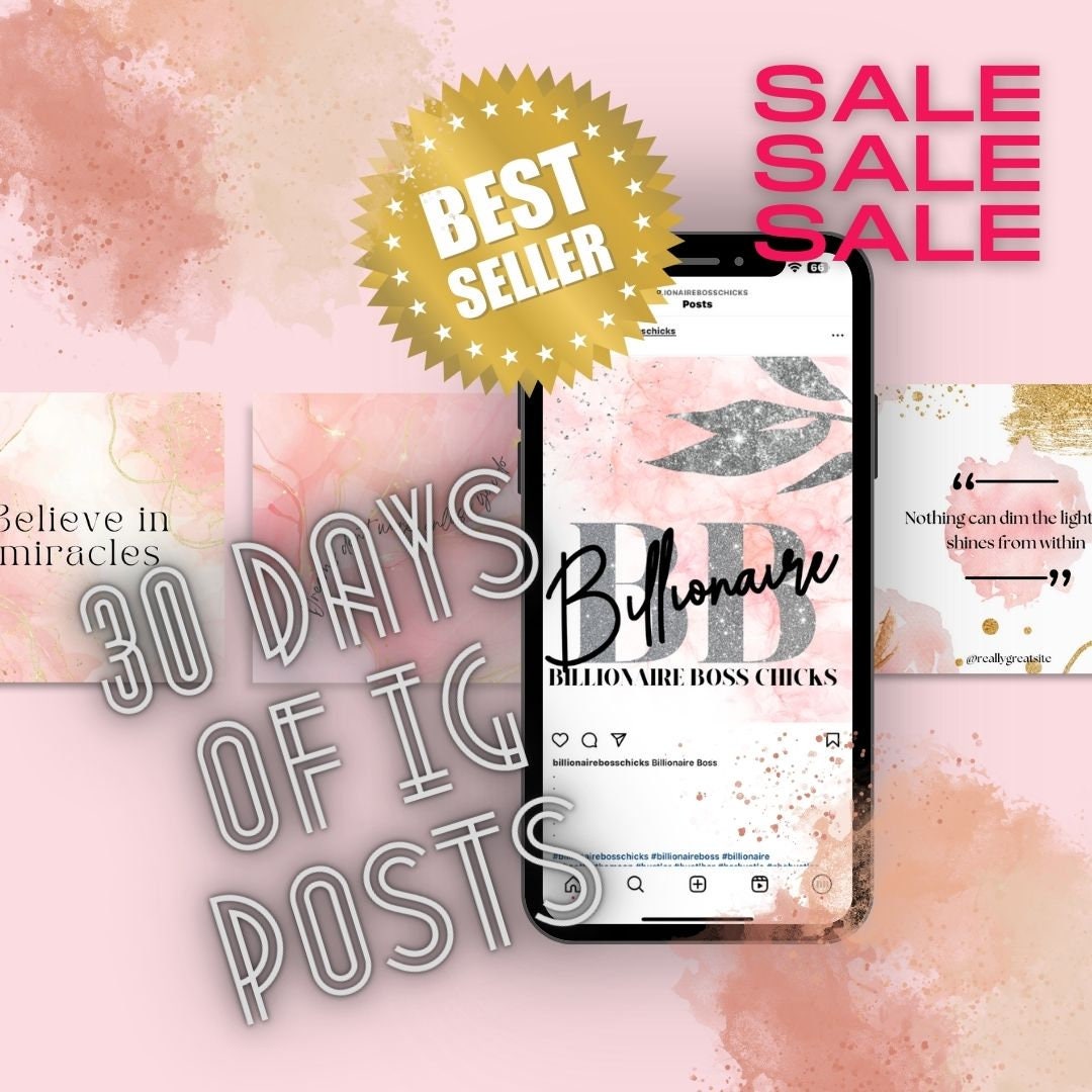 30 Days of Motivational Quotes for Instagram Posts Canva - Etsy Australia
