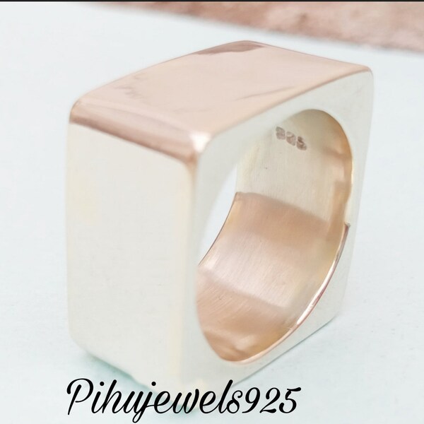 Square Band Ring - Etsy
