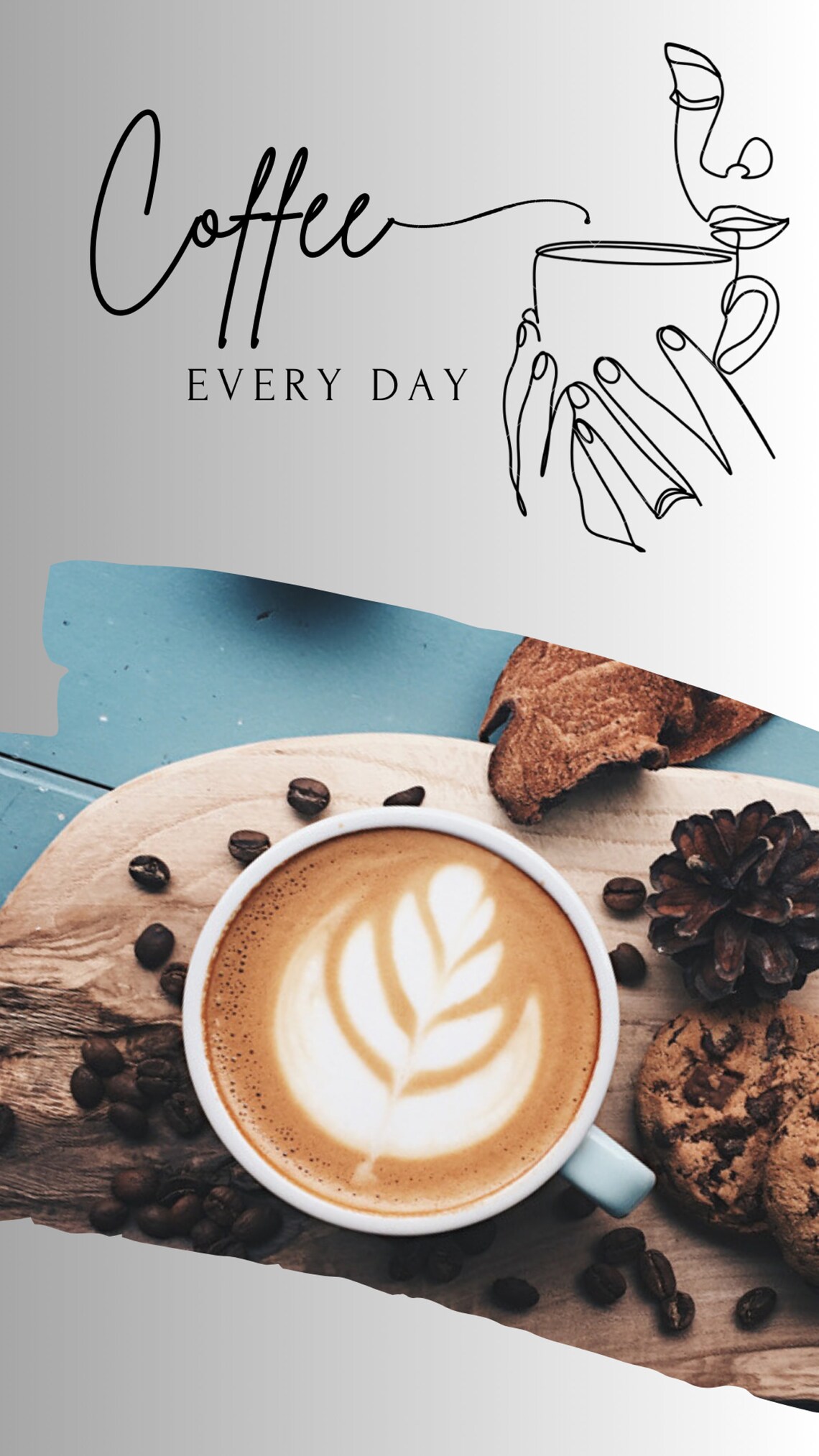 Coffee Every Day, Coffee Shop Logo Design, Coffee Design, Business Logo ...