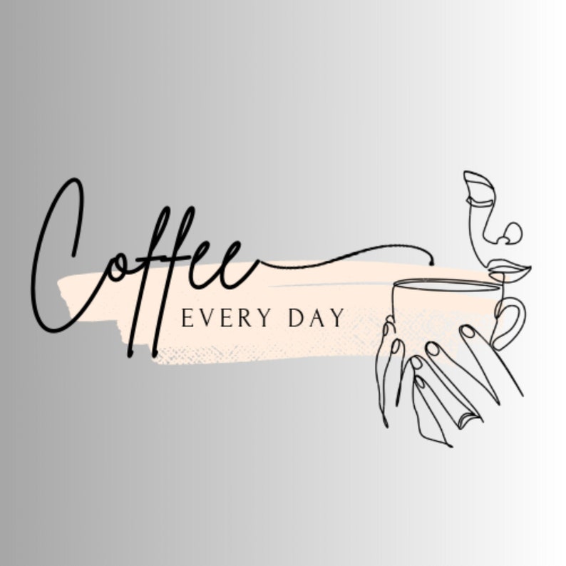 Coffee Every Day, Coffee Shop Logo Design, Coffee Design, Business Logo ...
