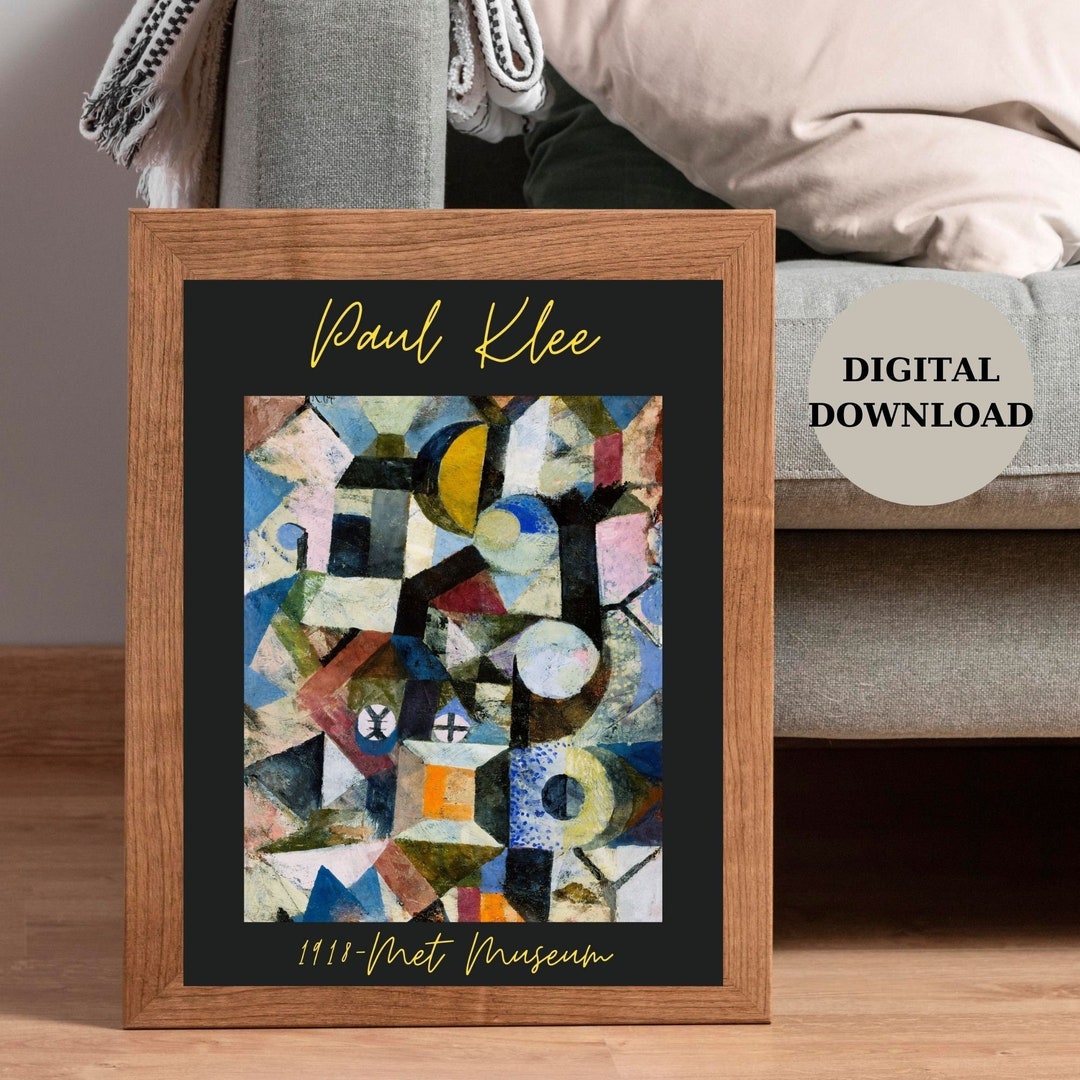 Black Paul Klee Paint Digital Download, Paul Klee Paint Digital Wall ...