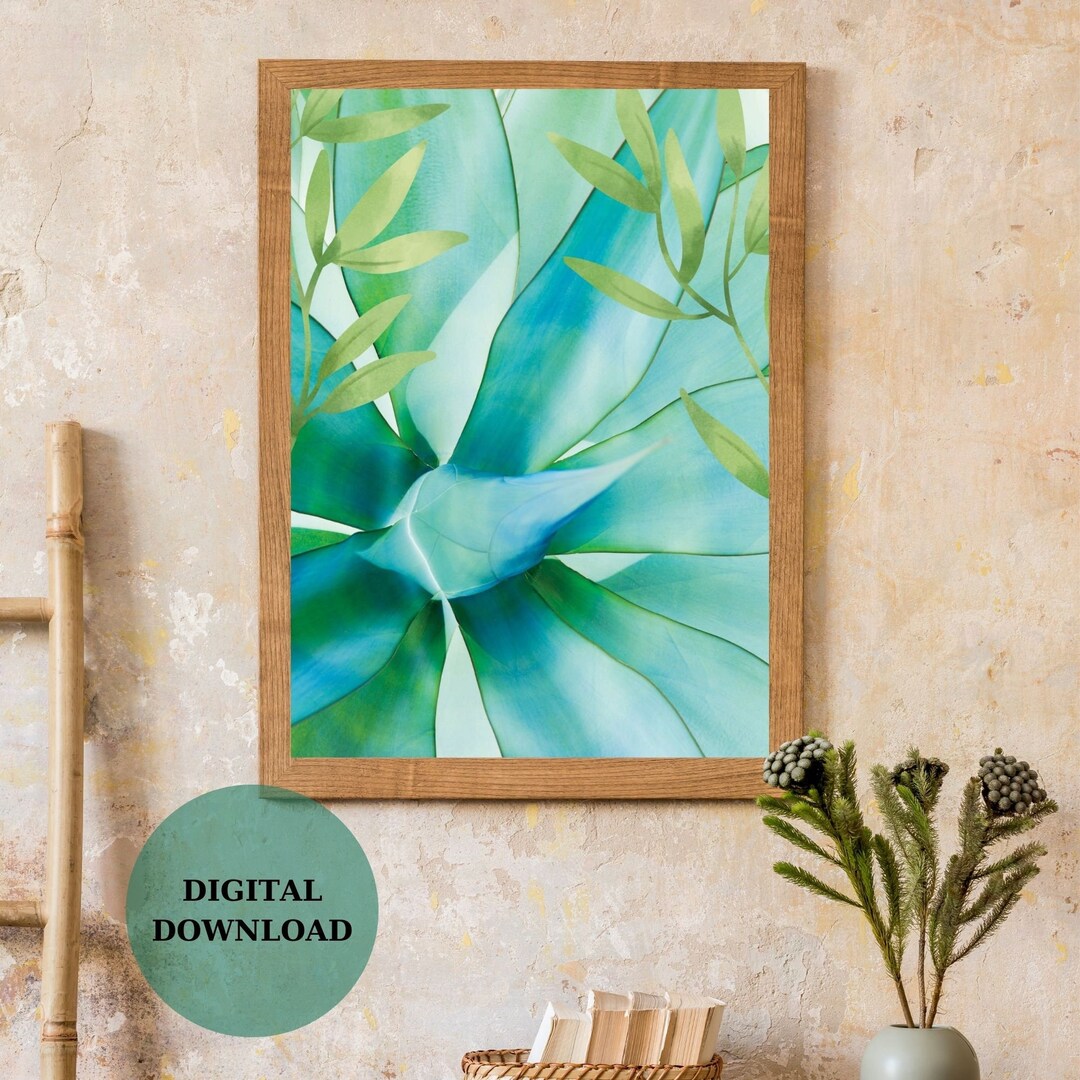 Green Leaf Digital Download, Green Leaf Digital Print, Green Leaf ...
