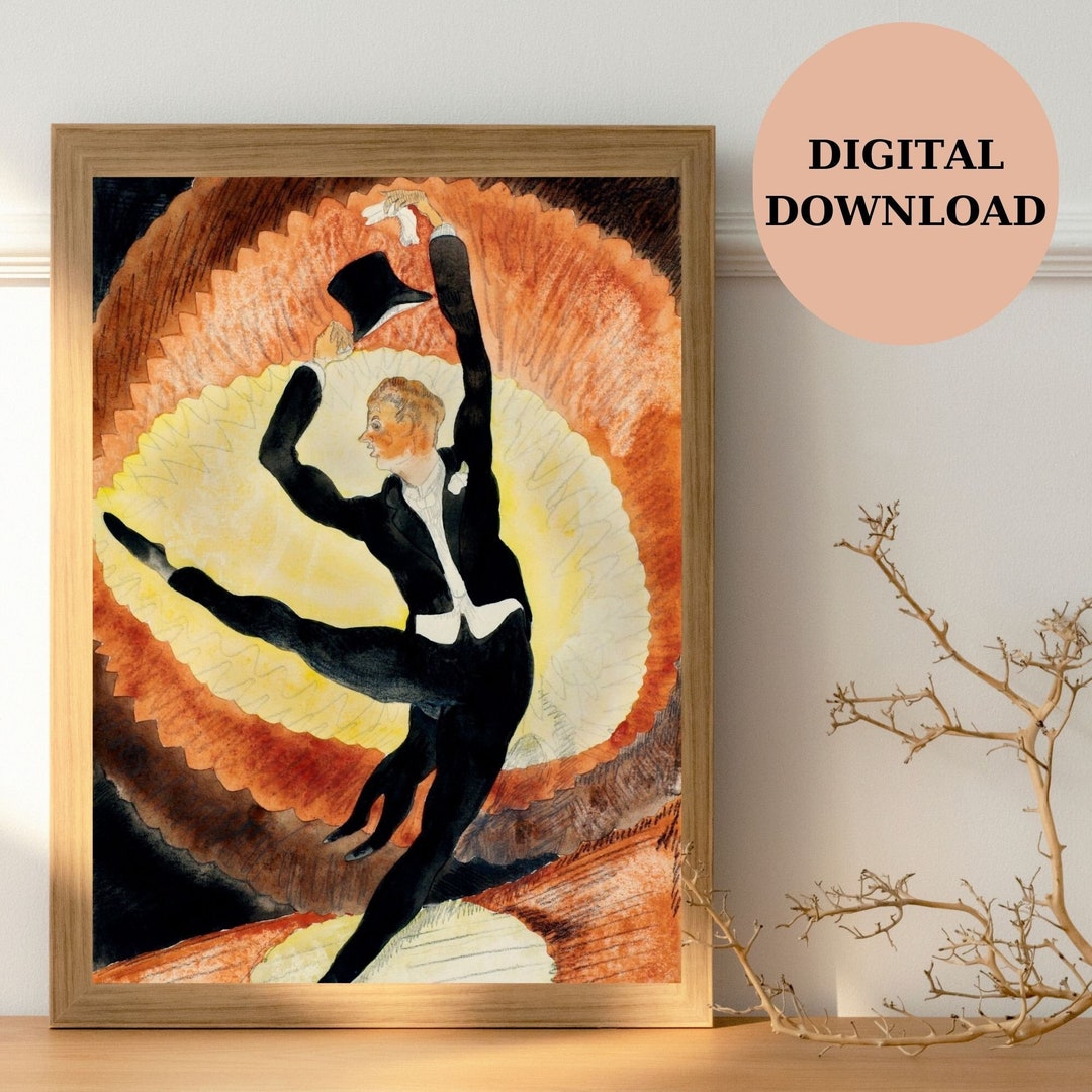 Dancing Man Watercolor Digital Download, Watercolor Dancing Man Digital ...