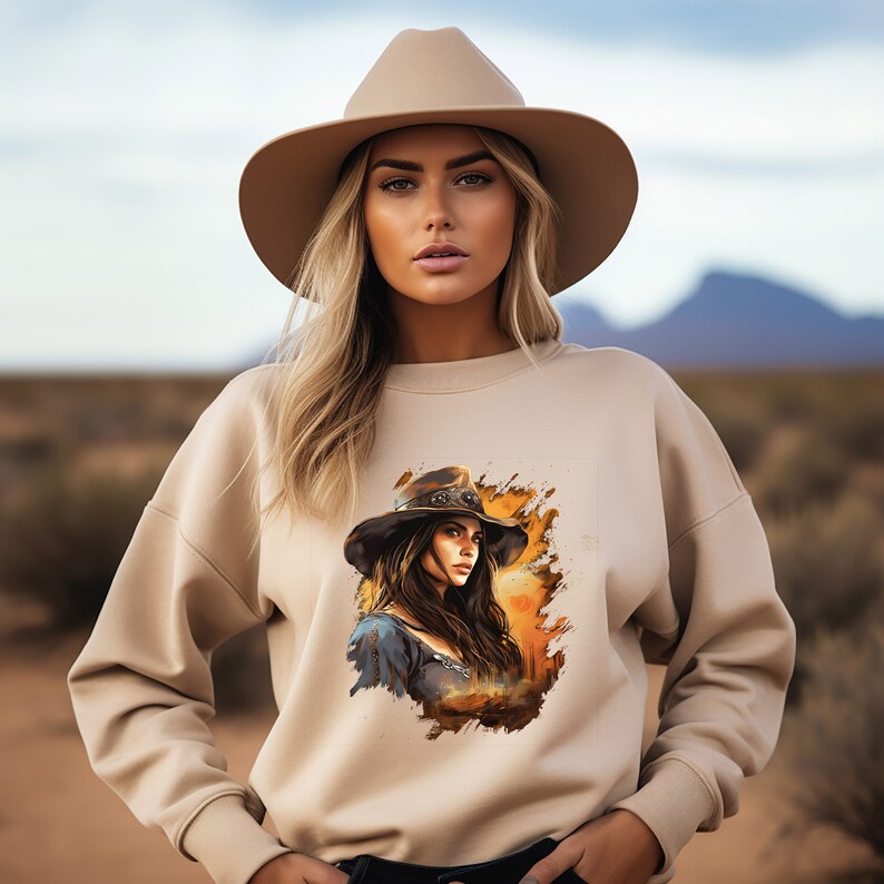 Cowboy Cowgirl Western T-shirt Design PNG and JPEG Digital - Etsy