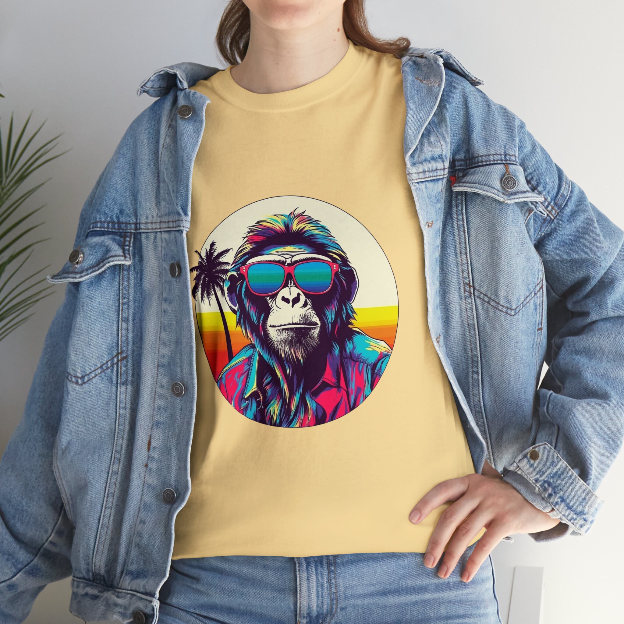 Monkey Malibu Retro Png 90s Png 80s Png Monkey Png Retro - Etsy