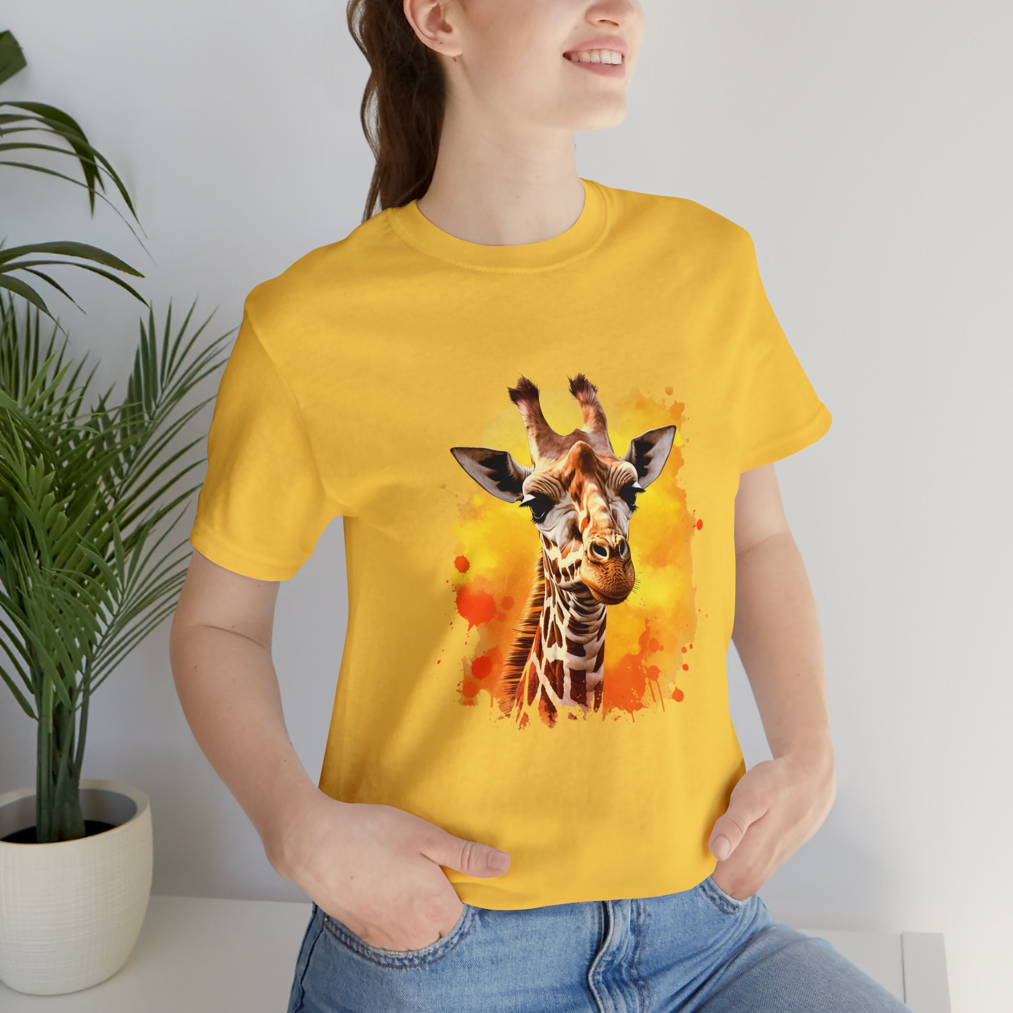Giraffe Safari T-shirt Design PNG and JPEG Digital Download for ...