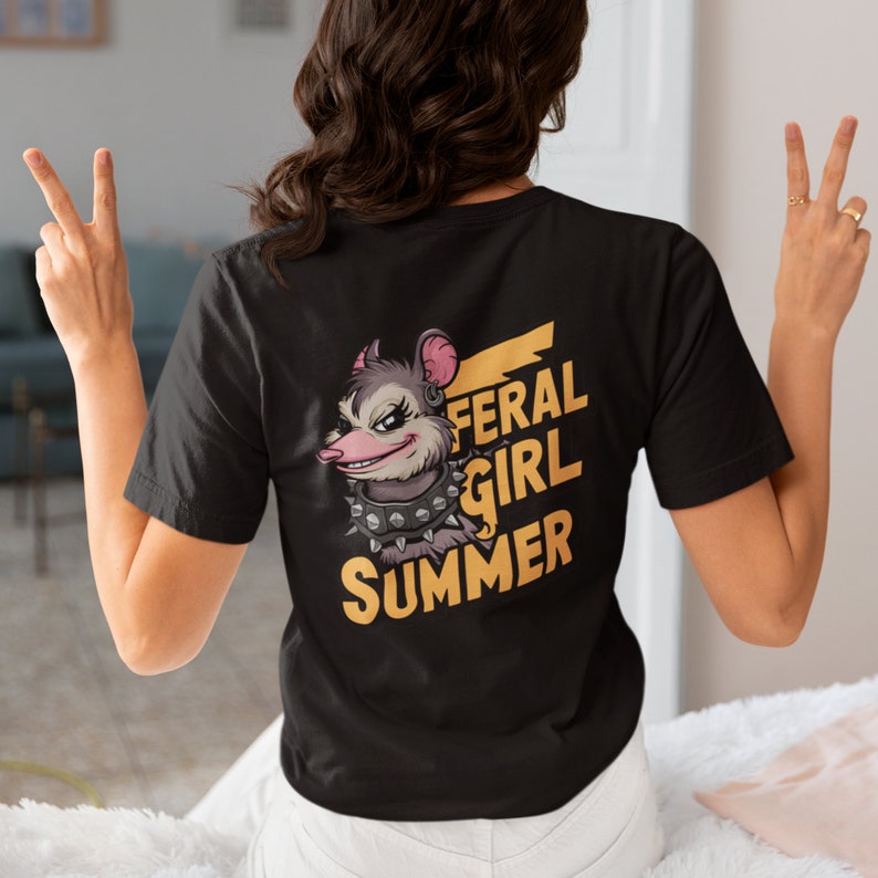 Feral Girl Summer PNG, Opossum Design, Opossum Png, Feral Summer PNG ...