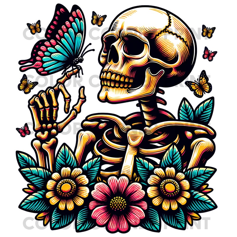 Butterfly Skeleton - Etsy