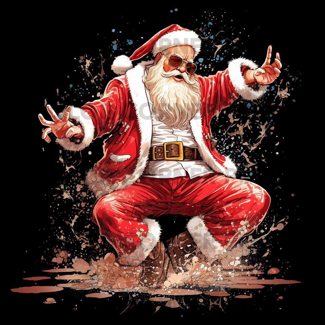 Twerking Santa PNG, Dancing Santa PNG, Christmas Clipart, Santa Png ...